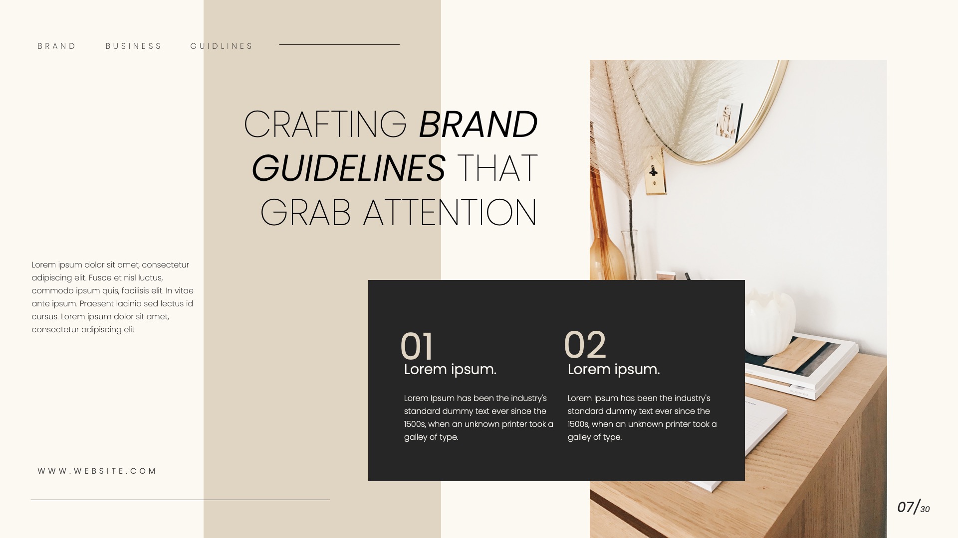 Brand Guideline PowerPoint Template, Presentation Templates | GraphicRiver