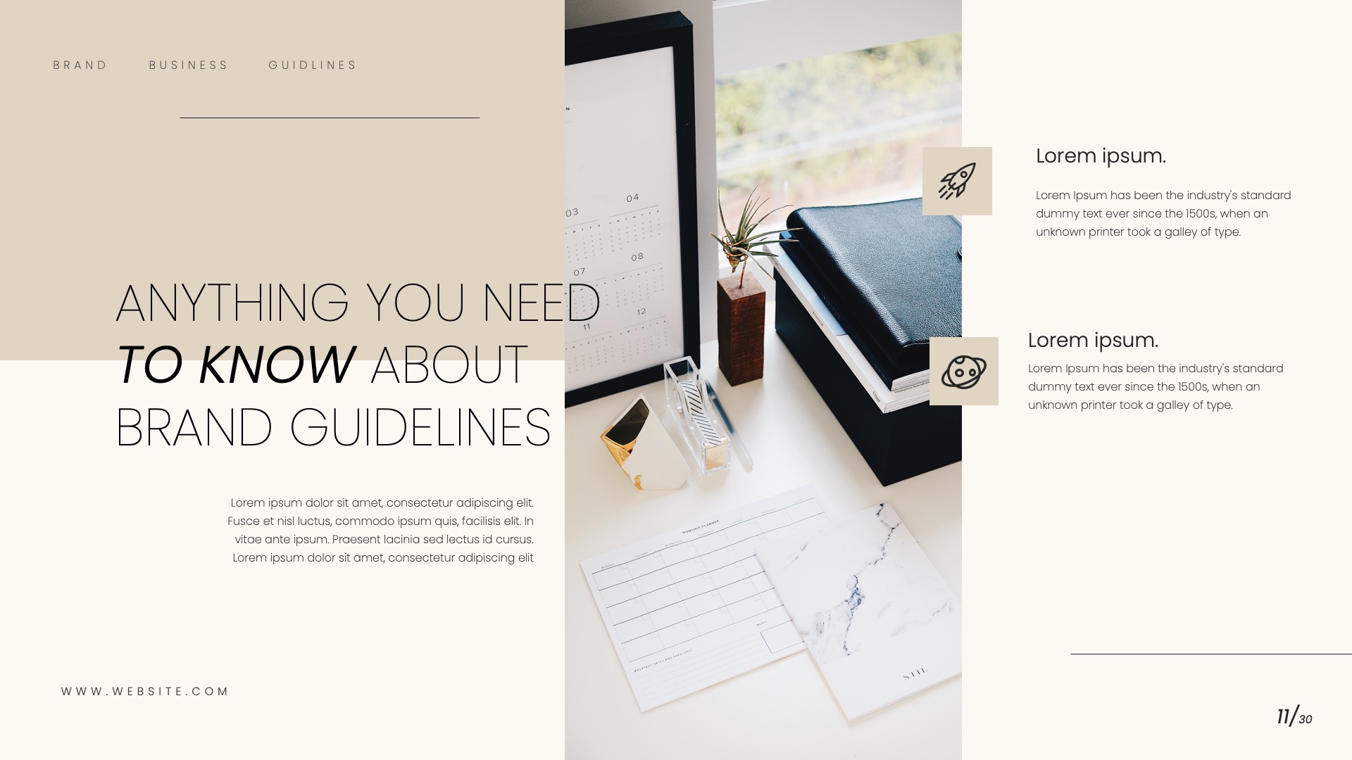 Brand Guideline PowerPoint Template, Presentation Templates | GraphicRiver