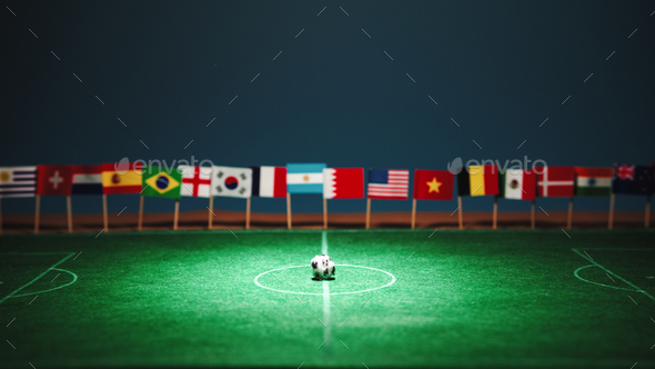 Qatar World Cup Soccer Field Stock Photo by francescosgura | PhotoDune
