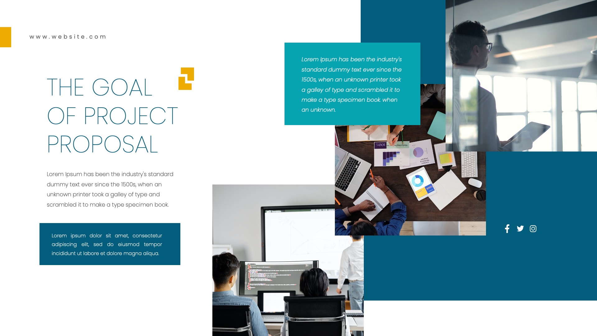 Project Proposal PowerPoint Template, Presentation Templates | GraphicRiver