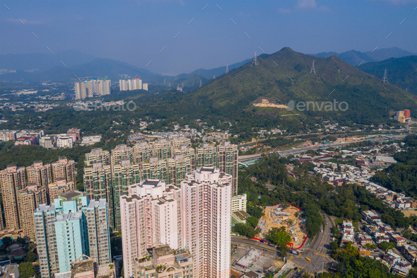 Fan Ling, Hong Kong 02 November 2020: Top down view of Hong Kong Stock ...
