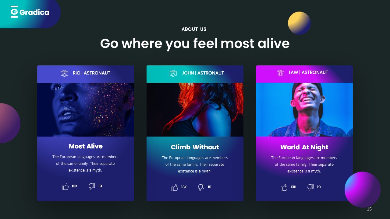 Gradica Keynote Templates, Presentation Templates | GraphicRiver