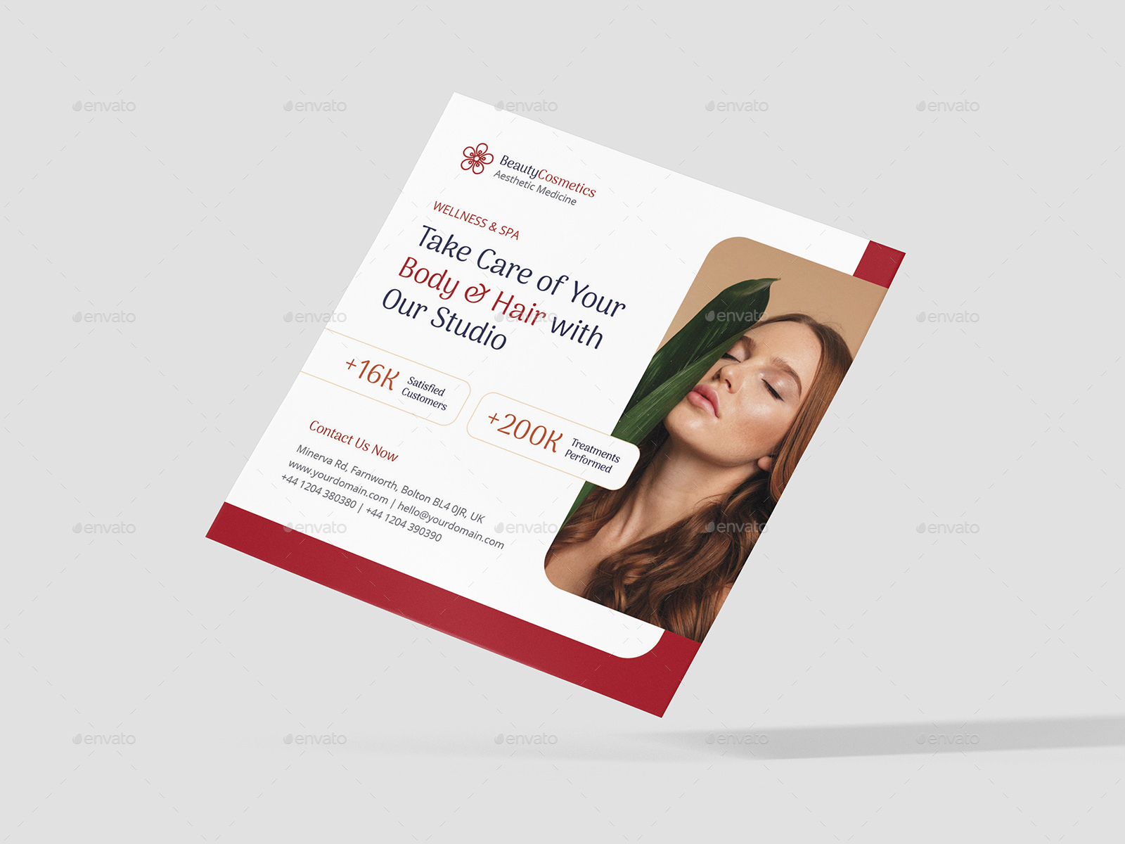 Beauty Cosmetics Flyer Template, Print Templates | GraphicRiver