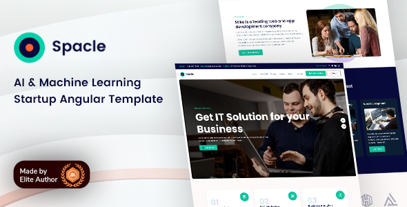 Spacle - Angular 15 AI Chatbot & Machine Learning Startup Template by EnvyTheme