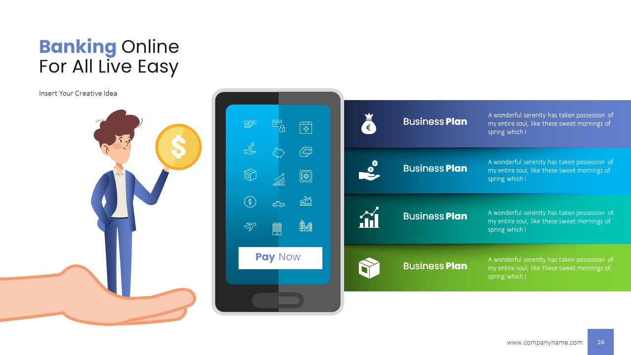 Banking PowerPoint Templates, Presentation Templates | GraphicRiver