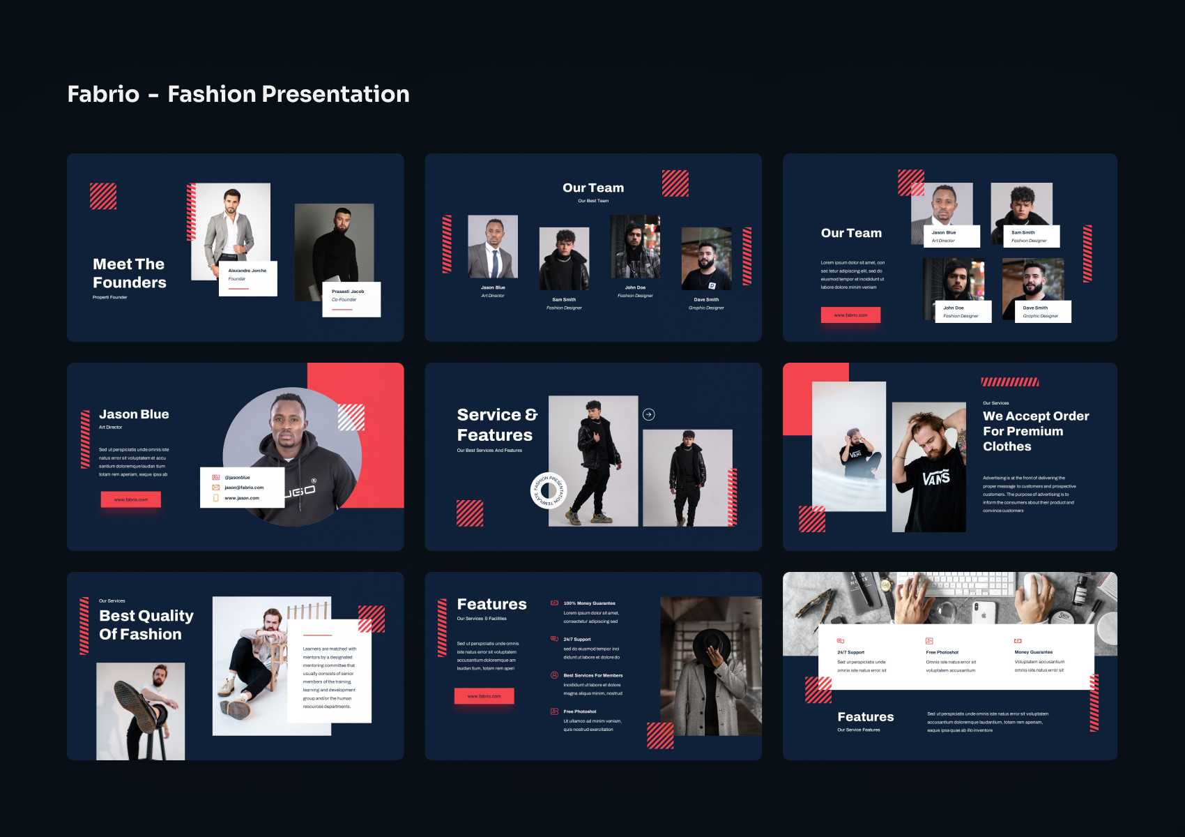 Fabrio - Fashion PowerPoint Presentation, Presentation Templates ...