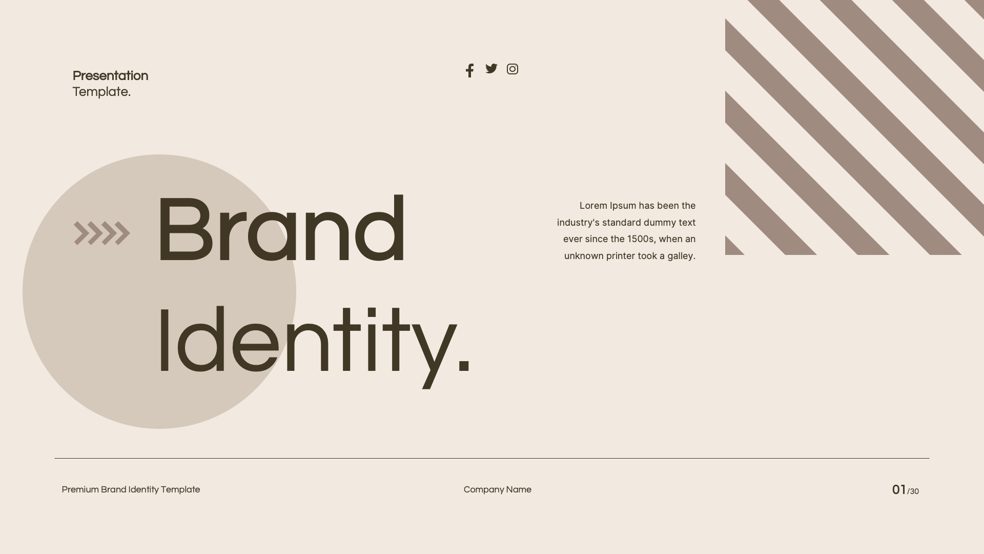 Brand Identity PowerPoint Template, Presentation Templates | GraphicRiver