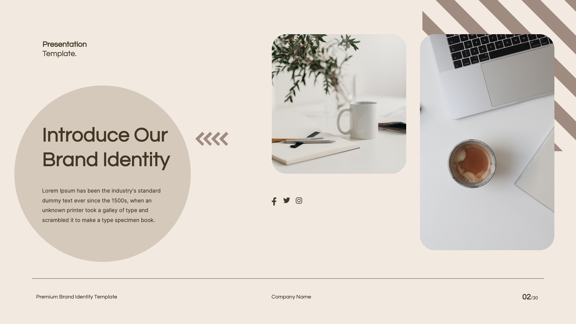 Brand Identity PowerPoint Template, Presentation Templates | GraphicRiver