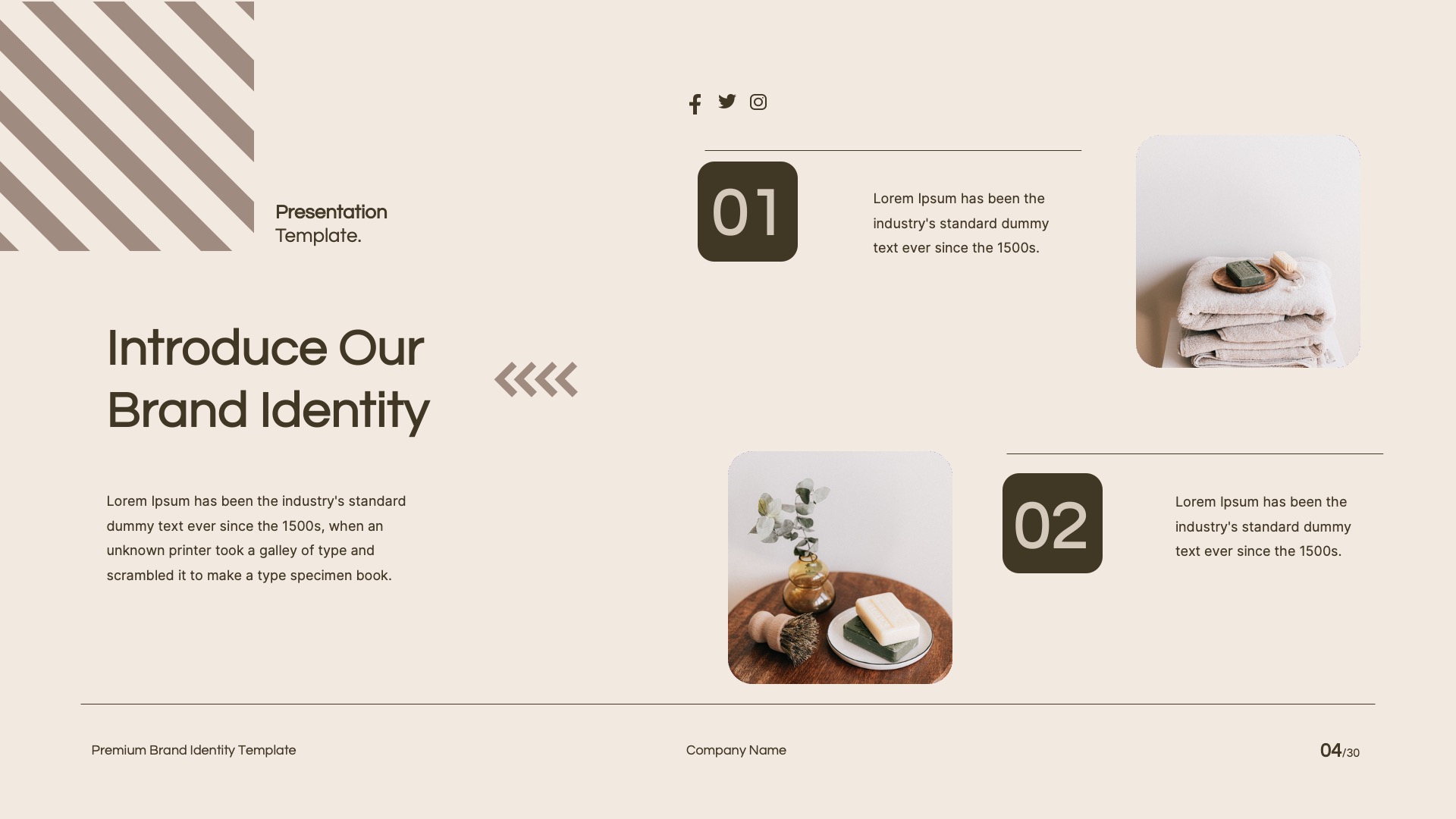 Brand Identity PowerPoint Template, Presentation Templates | GraphicRiver