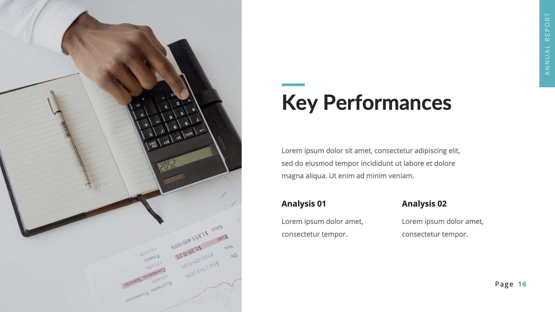 Gate - Annual Report Presentation PowerPoint, Presentation Templates