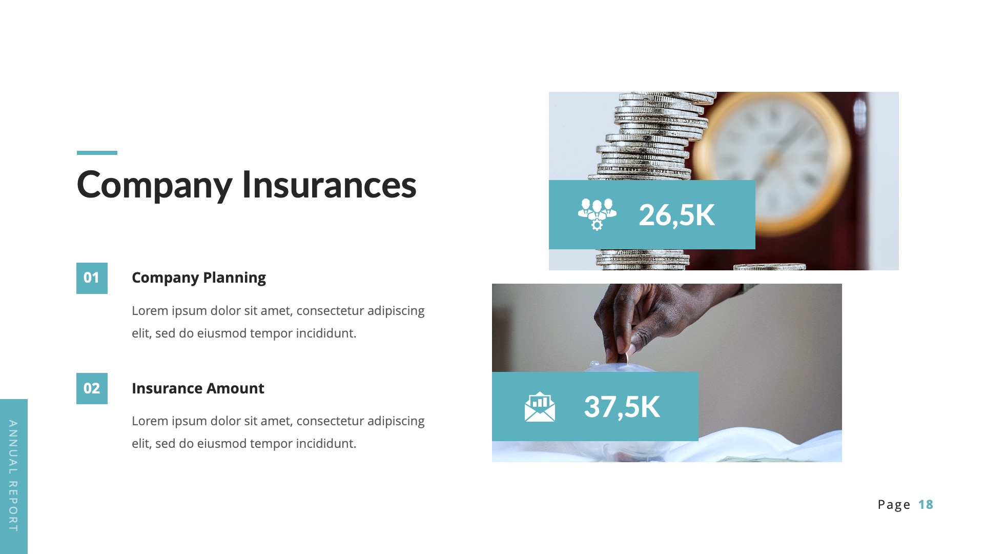 Gate - Annual Report Presentation PowerPoint, Presentation Templates