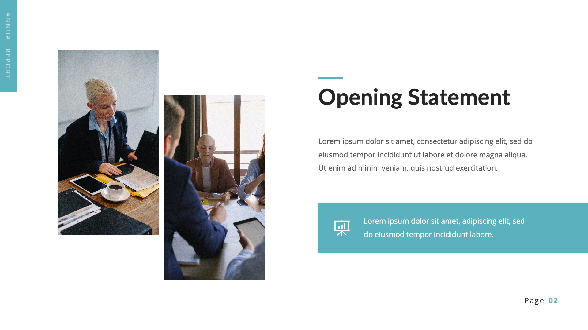 Gate - Annual Report Presentation PowerPoint, Presentation Templates