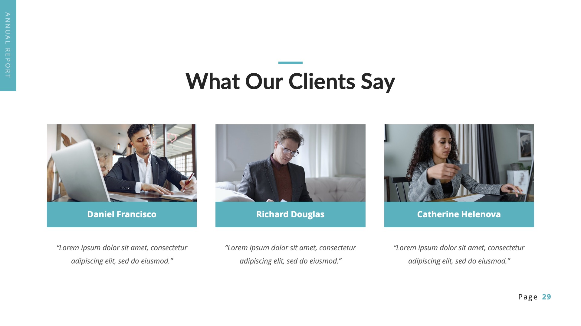 Gate - Annual Report Presentation PowerPoint, Presentation Templates