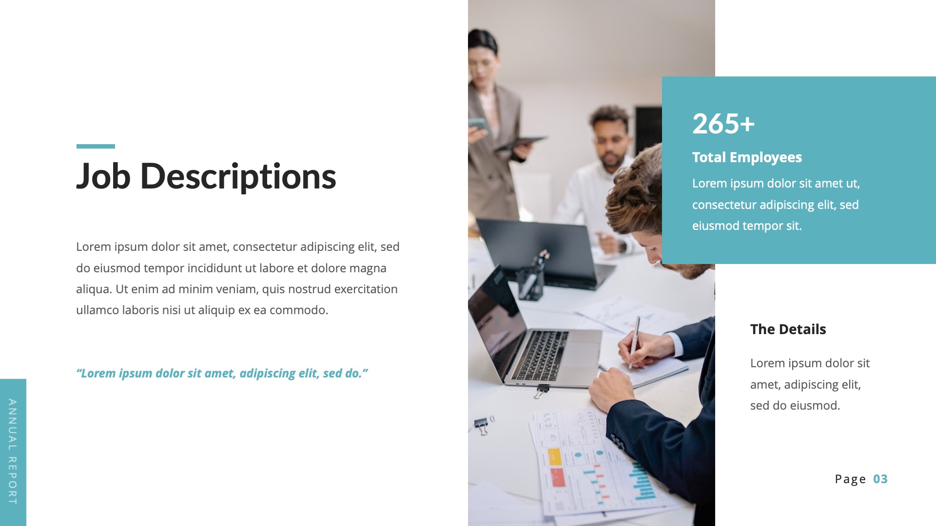 Gate - Annual Report Presentation PowerPoint, Presentation Templates
