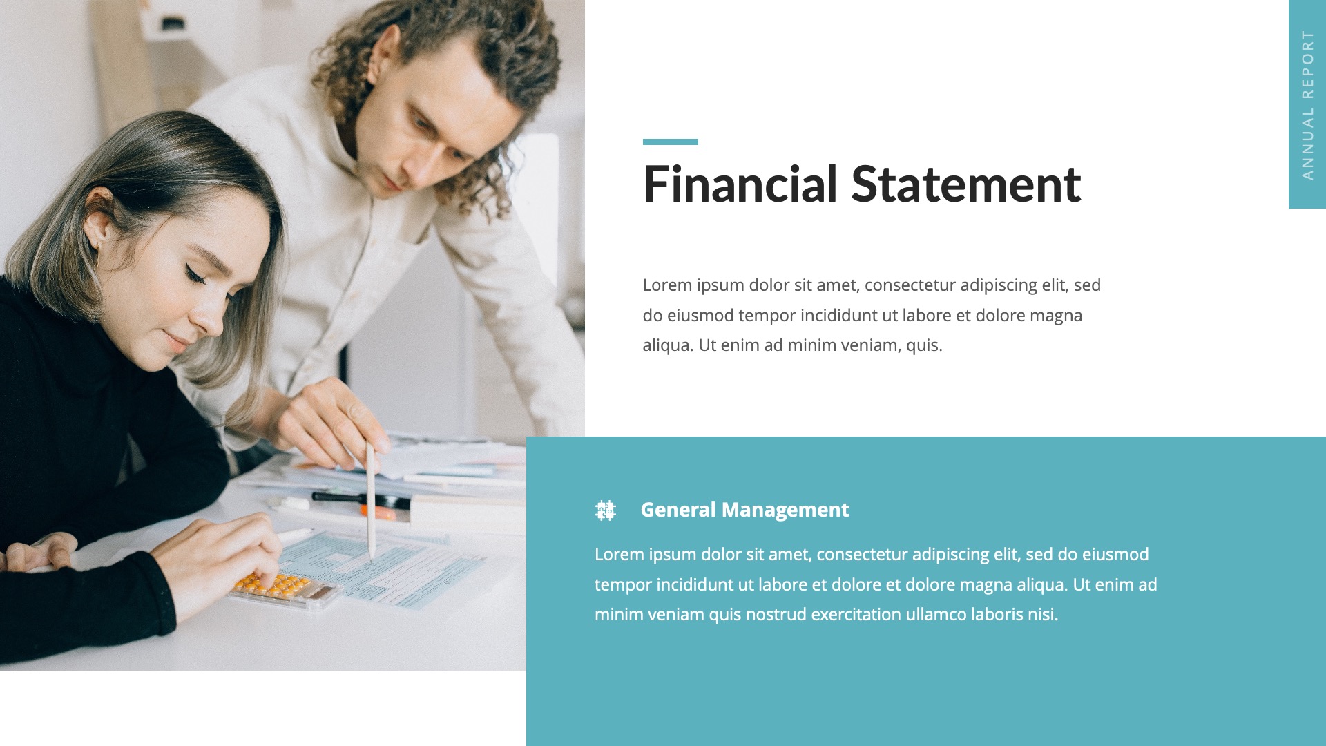 Gate - Annual Report Presentation PowerPoint, Presentation Templates