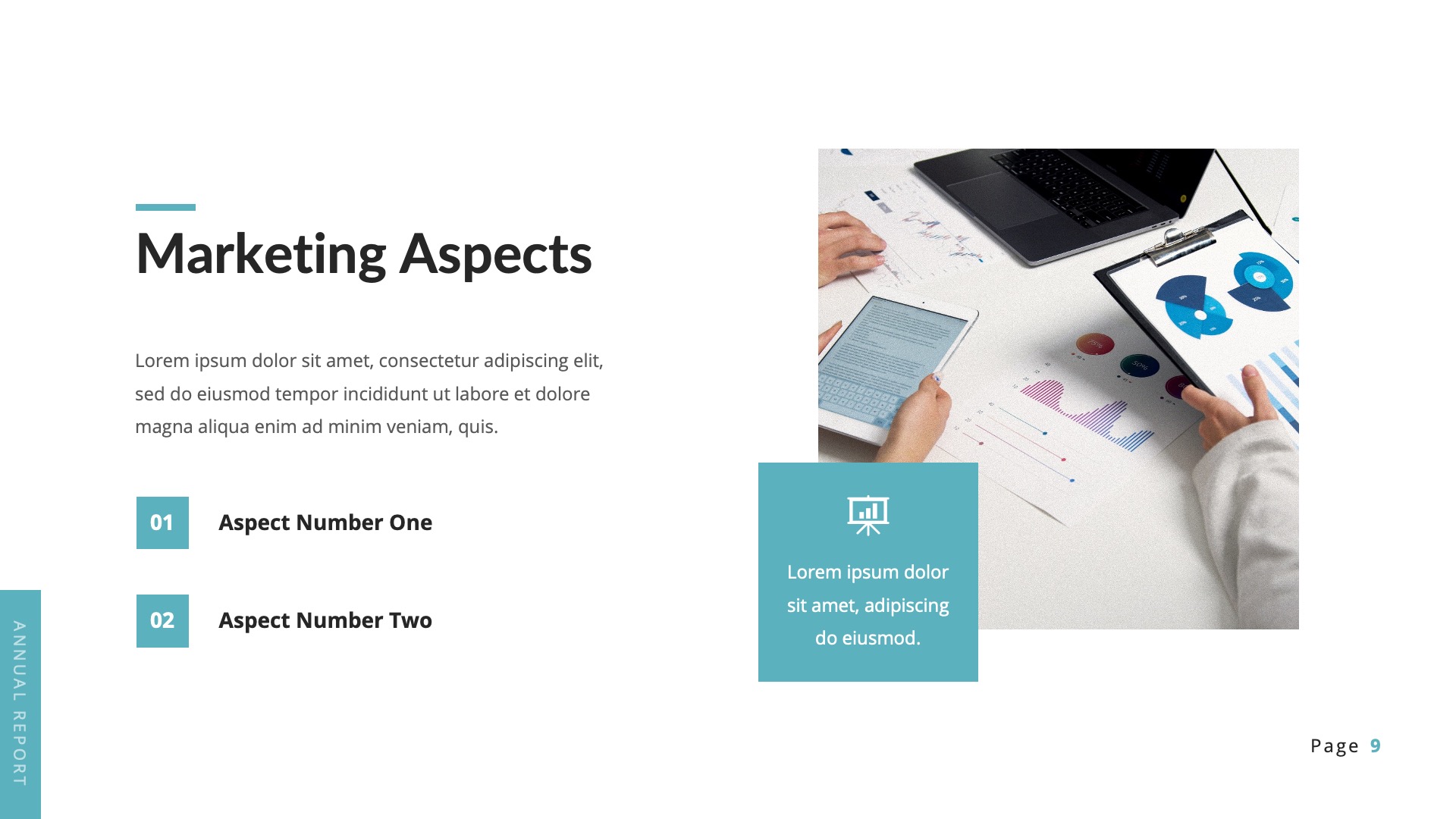 Gate - Annual Report Presentation PowerPoint, Presentation Templates