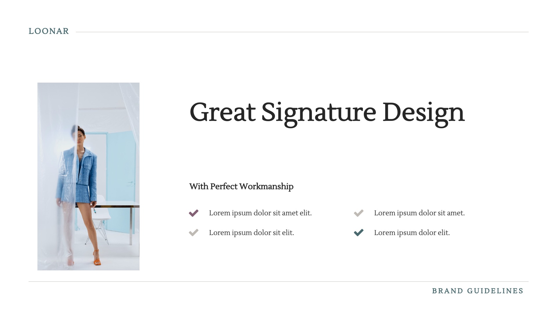Loonar - Brand Guidelines Presentation PowerPoint, Presentation Templates