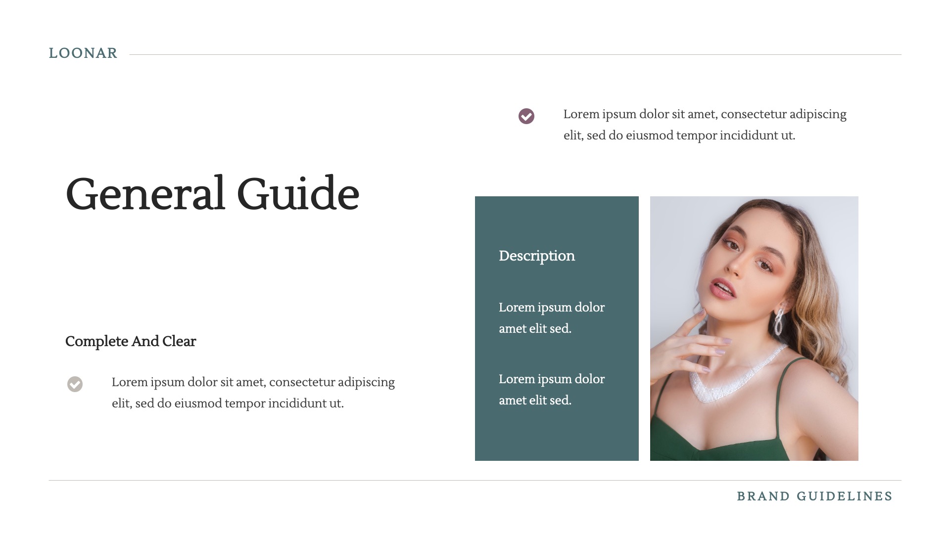 Loonar - Brand Guidelines Presentation PowerPoint, Presentation Templates