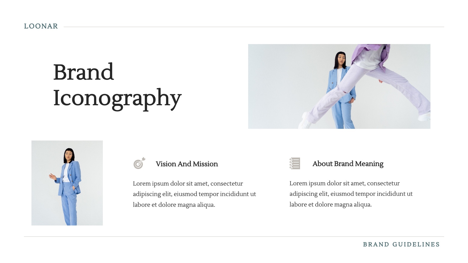 Loonar - Brand Guidelines Presentation PowerPoint, Presentation Templates