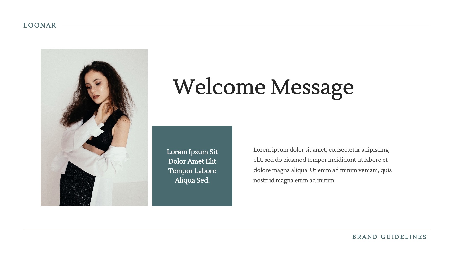 Loonar - Brand Guidelines Presentation Keynote, Presentation Templates