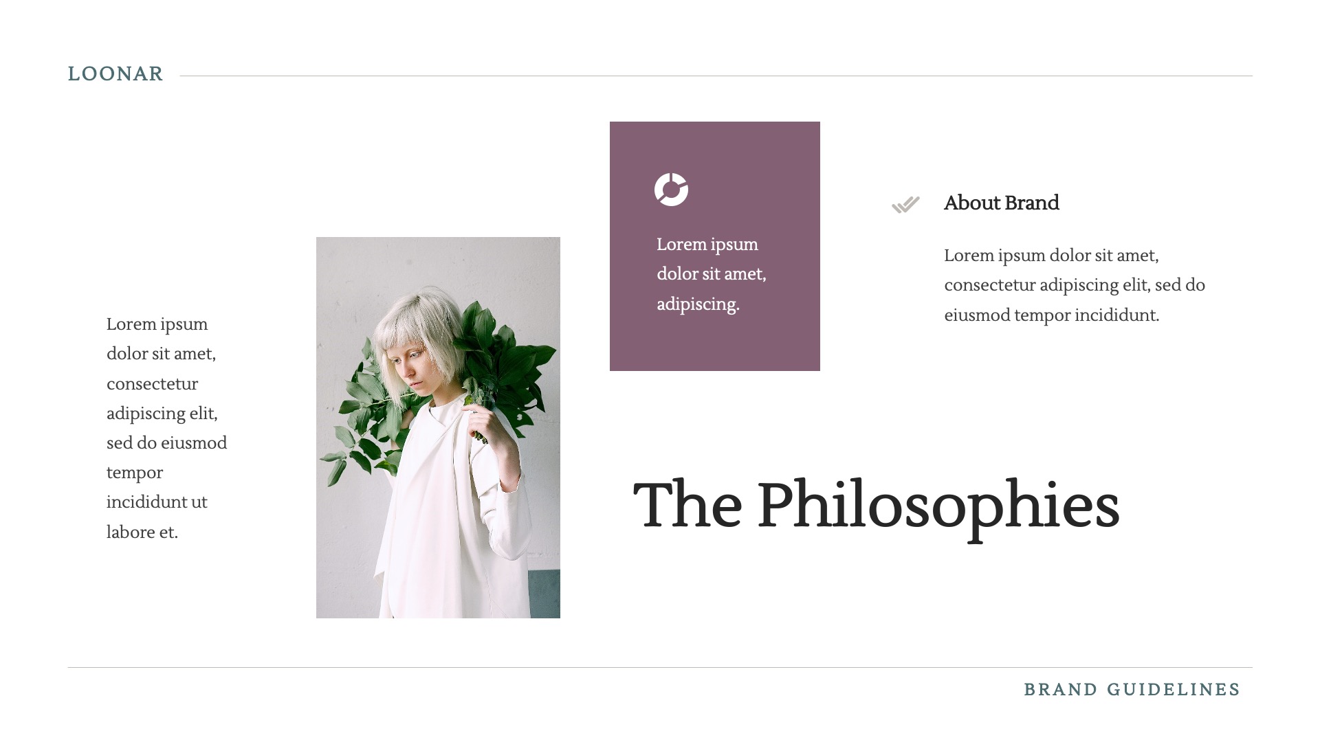 Loonar - Brand Guidelines Presentation Keynote, Presentation Templates