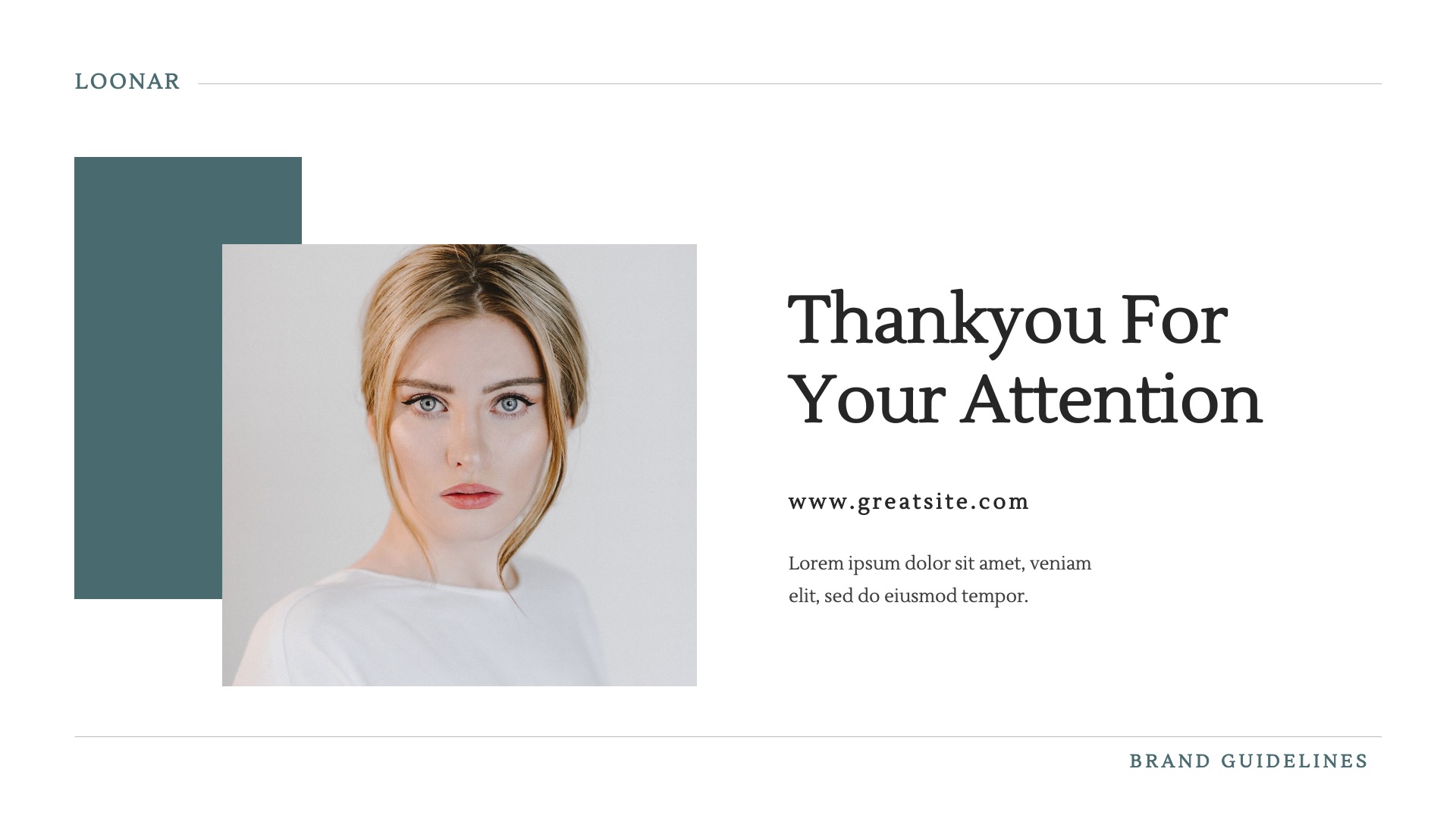 Loonar - Brand Guidelines Presentation Keynote, Presentation Templates