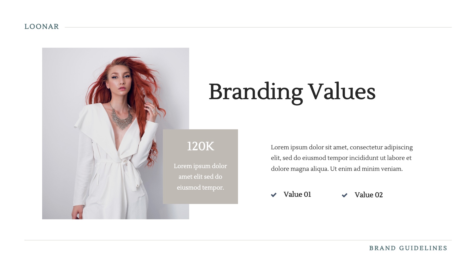 Loonar - Brand Guidelines Presentation Keynote, Presentation Templates