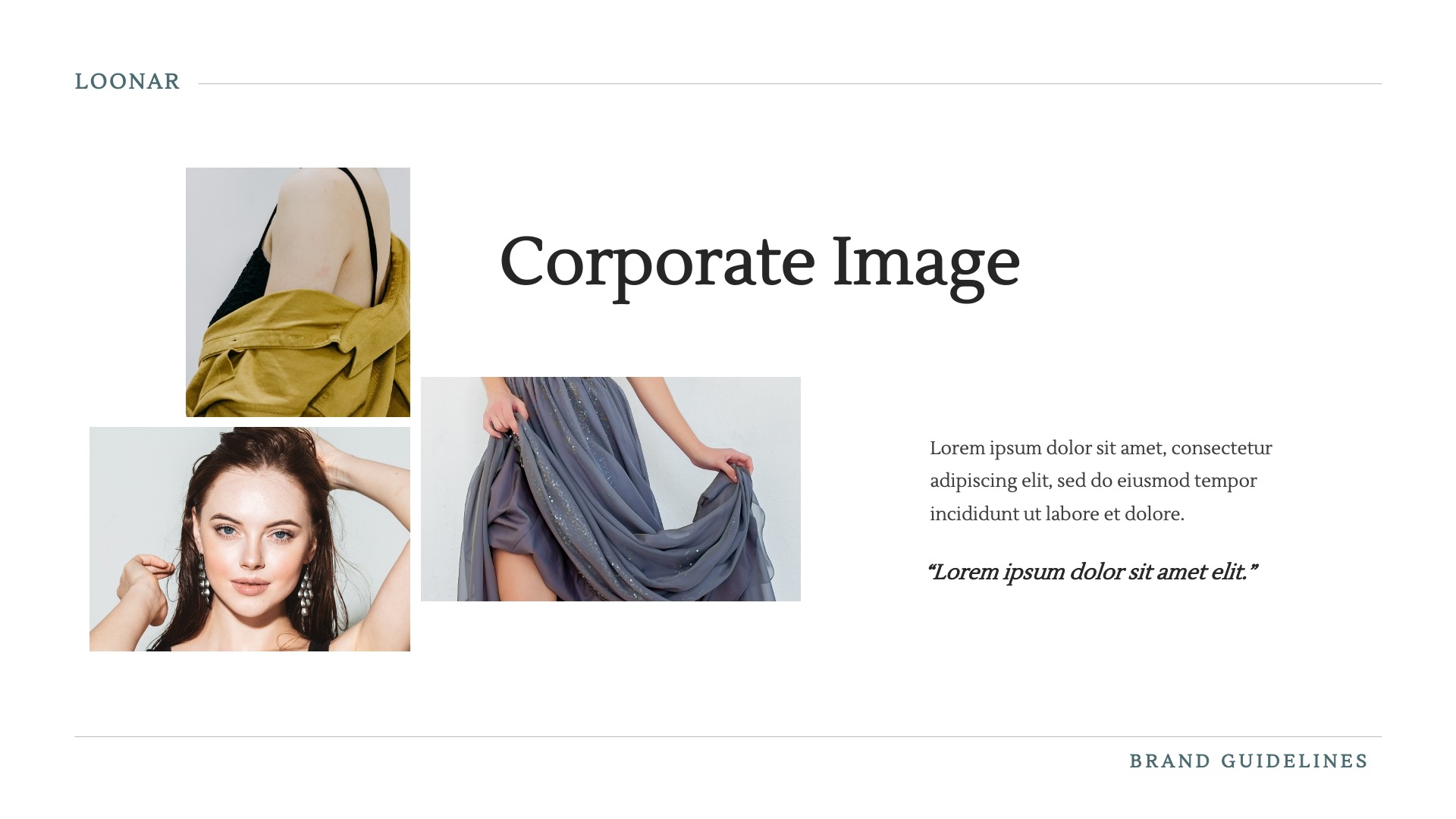 Loonar - Brand Guidelines Presentation Keynote, Presentation Templates