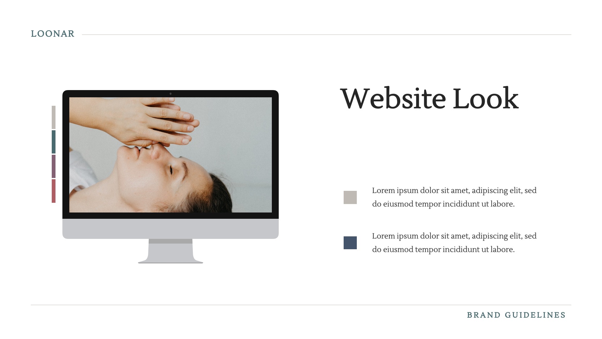 Loonar - Brand Guidelines Presentation Keynote, Presentation Templates