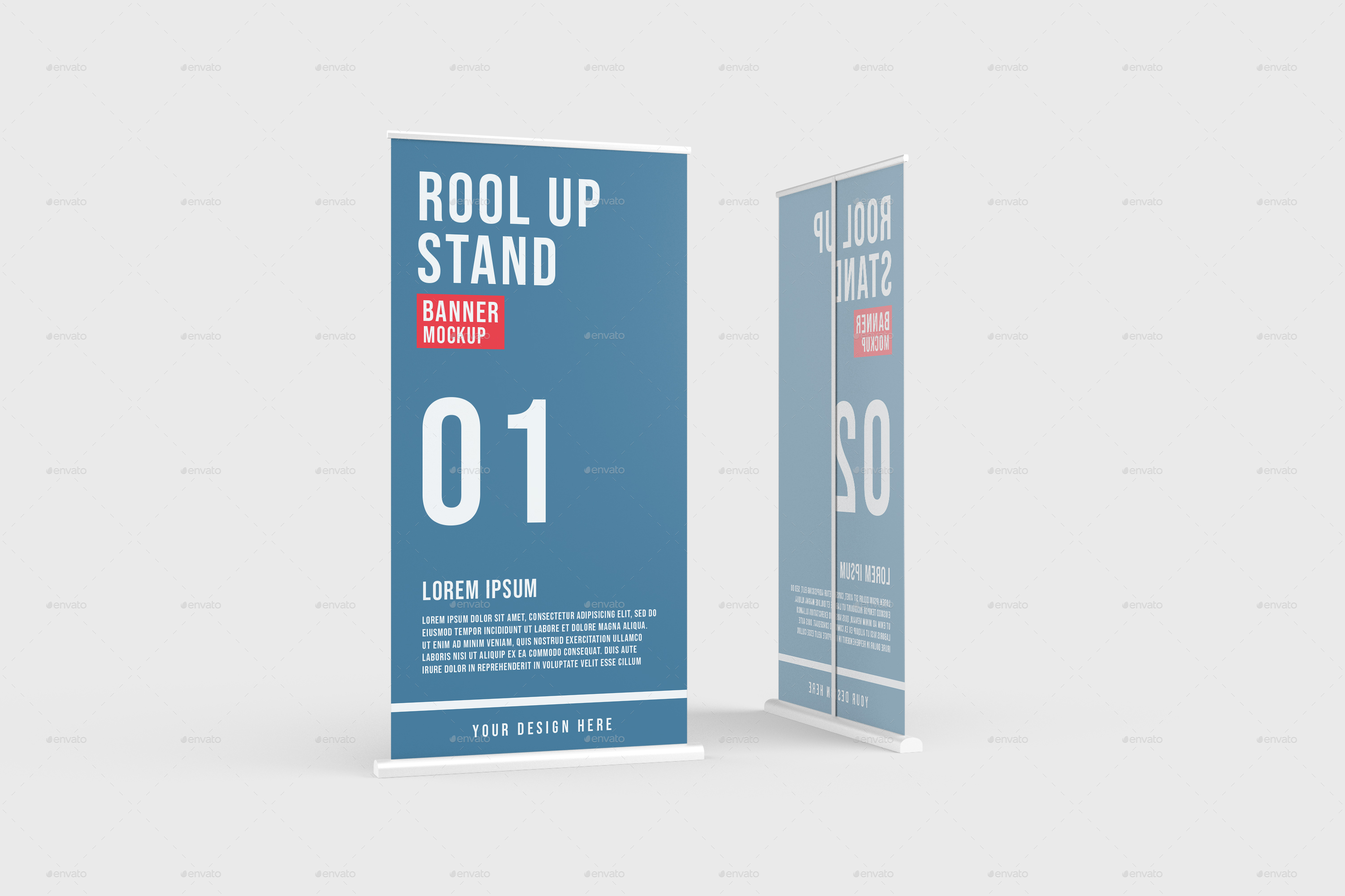 Rool Up Stand Banner, Graphics | GraphicRiver