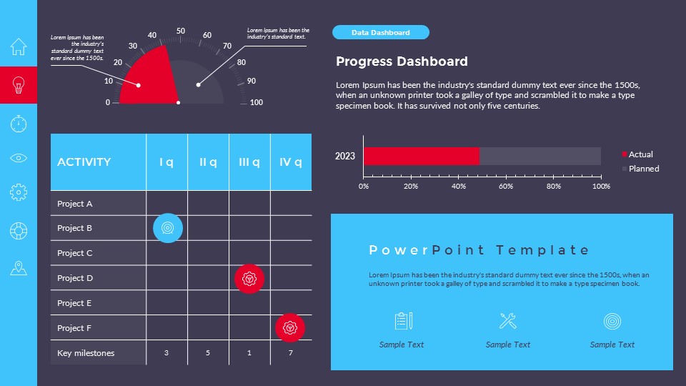 Hello DATA Dashboards PowerPoint Presentation Template, Presentation ...