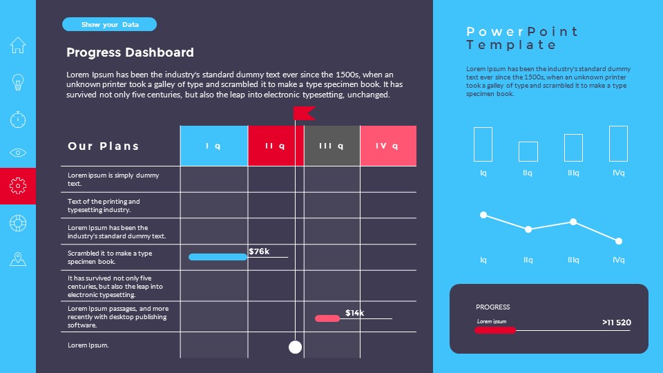 Hello DATA Dashboards PowerPoint Presentation Template, Presentation ...