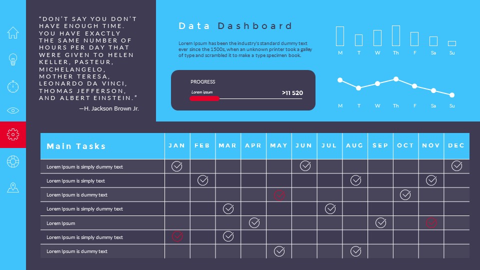 Hello DATA Dashboards PowerPoint Presentation Template, Presentation ...