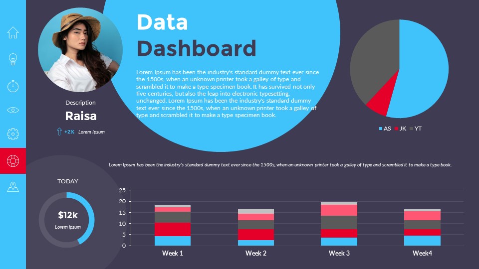 Hello DATA Dashboards PowerPoint Presentation Template, Presentation ...