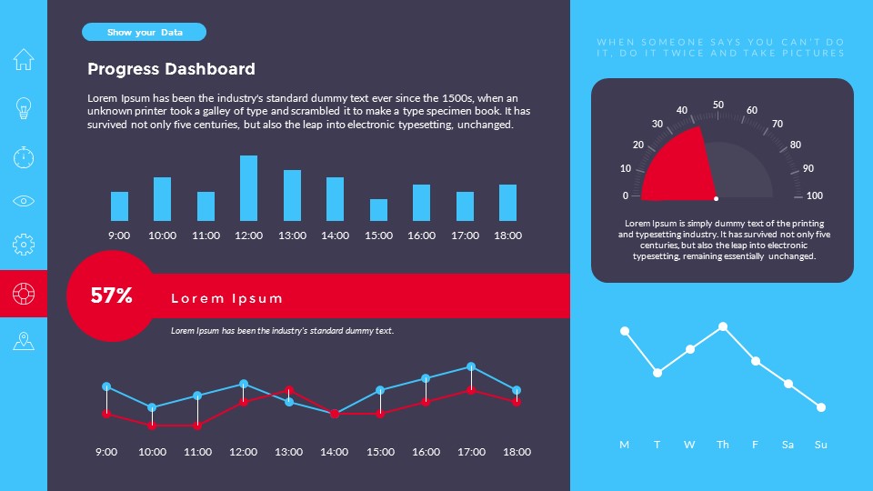 Hello DATA Dashboards PowerPoint Presentation Template, Presentation ...