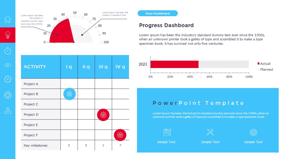 Hello DATA Dashboards PowerPoint Presentation Template, Presentation ...