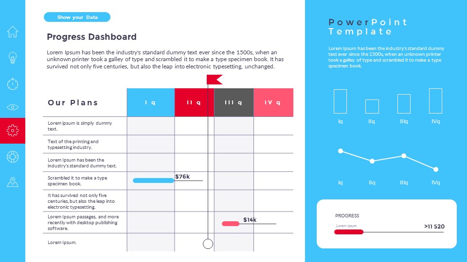 Hello DATA Dashboards PowerPoint Presentation Template, Presentation ...