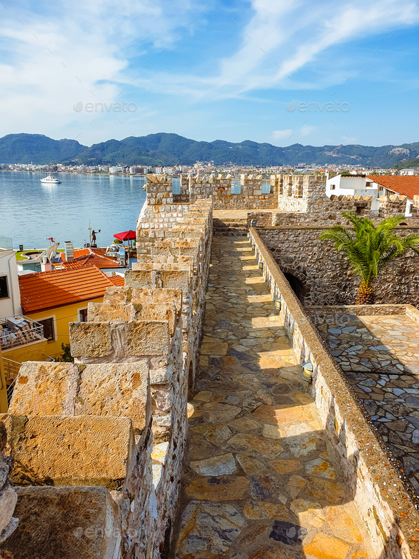 Ancient stone fort in Turkey Stock Photo by collab_media | PhotoDune