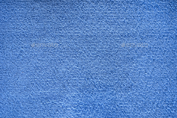 Microfiber towel blue terry texture swatch. Fabric texture background ...
