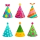 Cartoon Birthday Party Caps by tartila | GraphicRiver