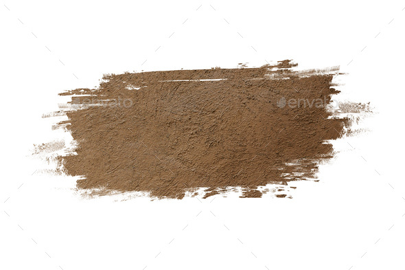 mud splash isolated on white background. Stock Photo by Moderngolf_9