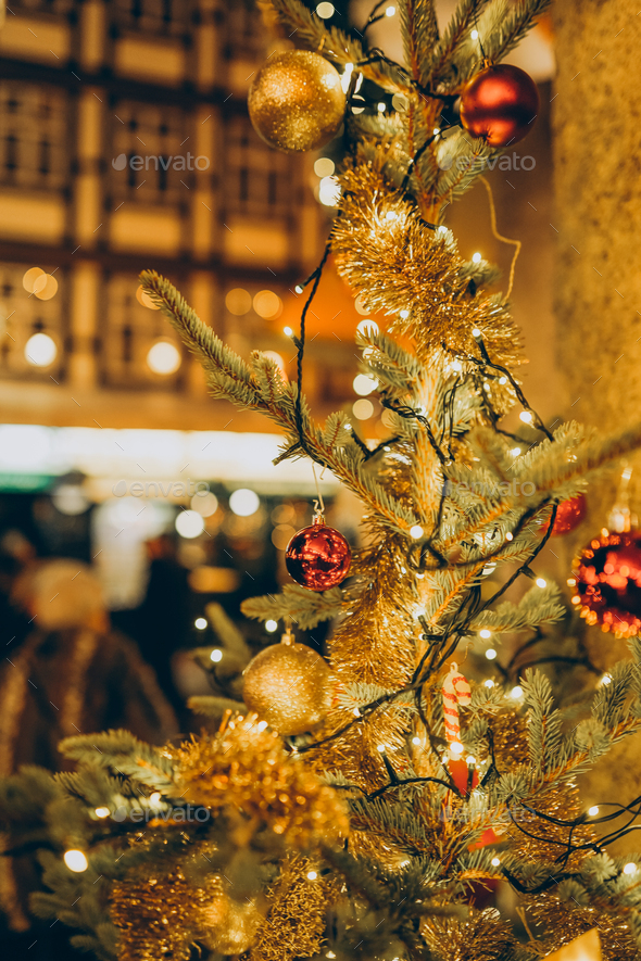Christmas market decorations Stock Photo by olenam3 | PhotoDune