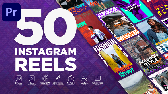 Instagram Reels, Premiere Pro Templates | VideoHive