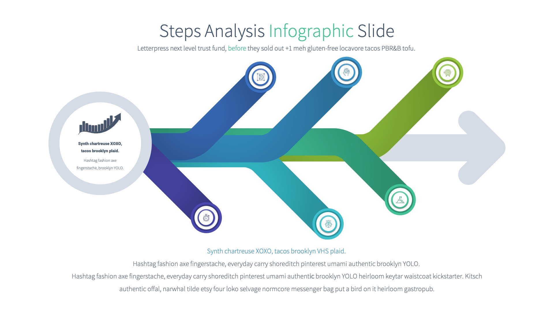 Steps Analysis - PowerPoint Infographics Slides, Presentation Templates