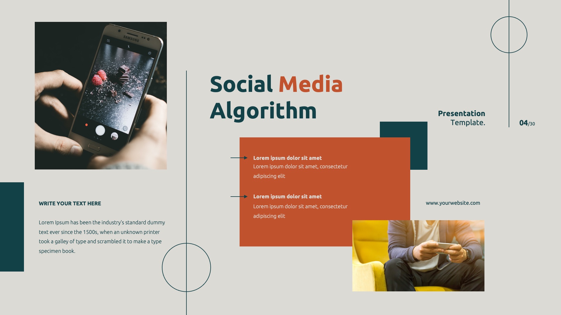 Social Media Strategy PowerPoint Template, Presentation Templates ...