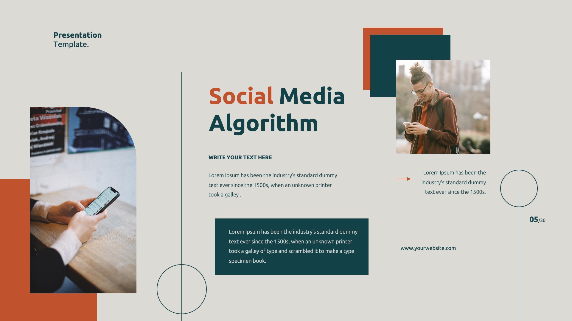 Social Media Strategy PowerPoint Template, Presentation Templates ...