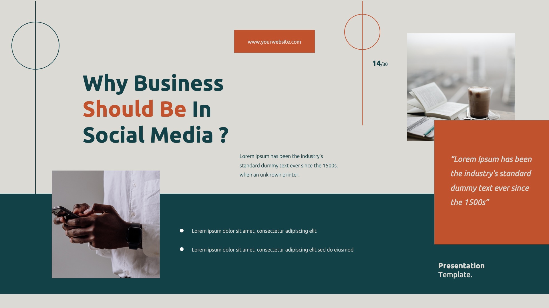 Social Media Strategy PowerPoint Template, Presentation Templates ...