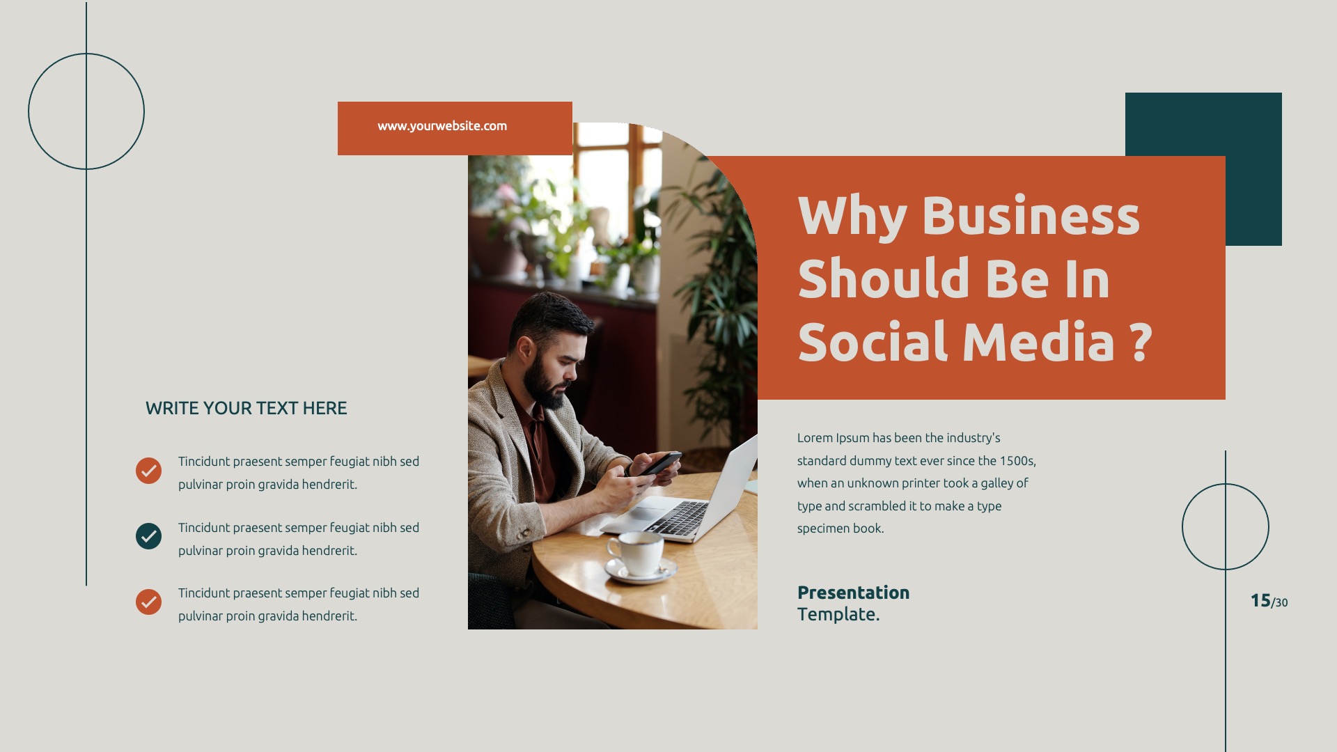 Social Media Strategy PowerPoint Template, Presentation Templates ...