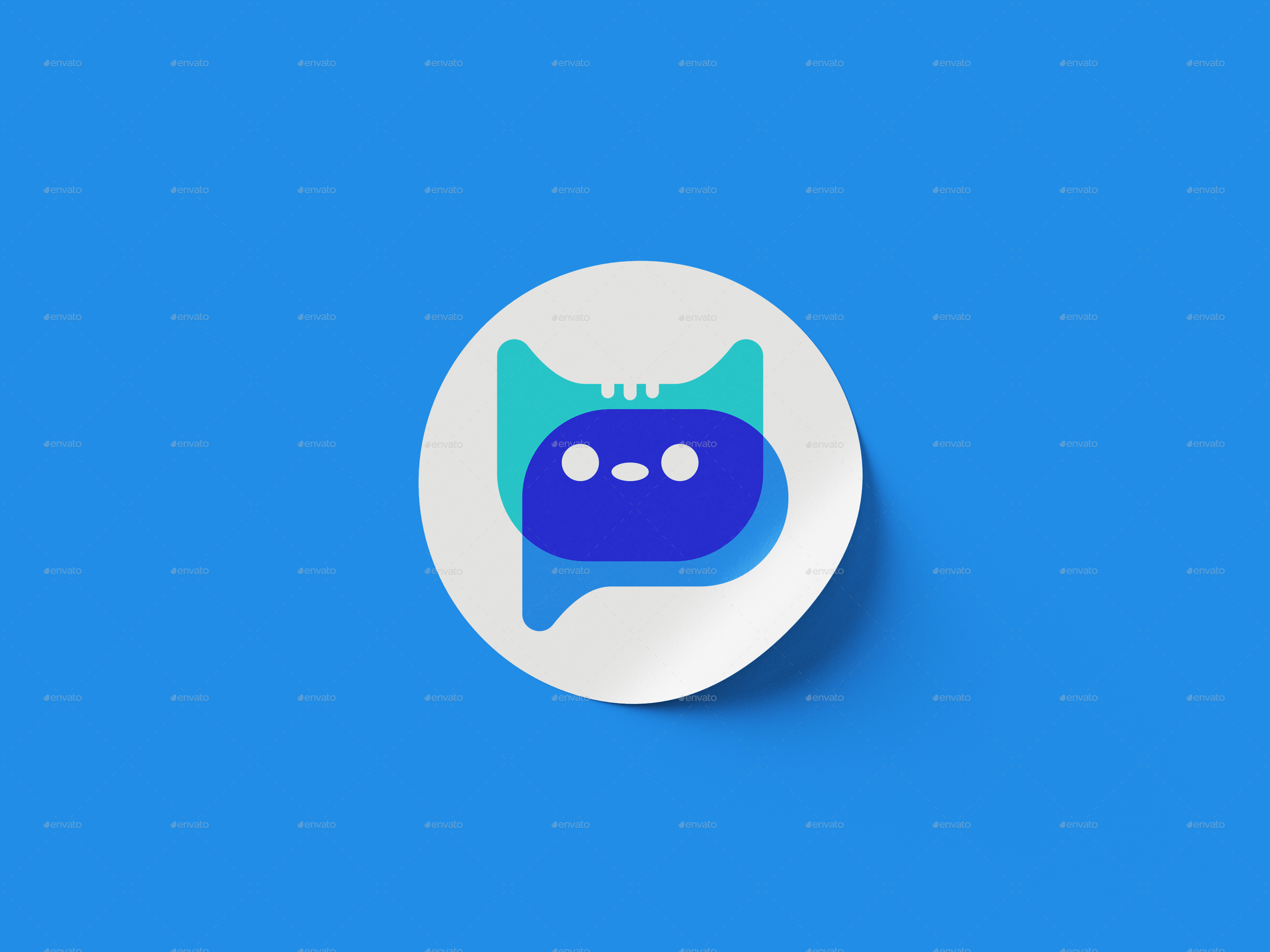 Cat Chat Logo, Logo Templates | GraphicRiver