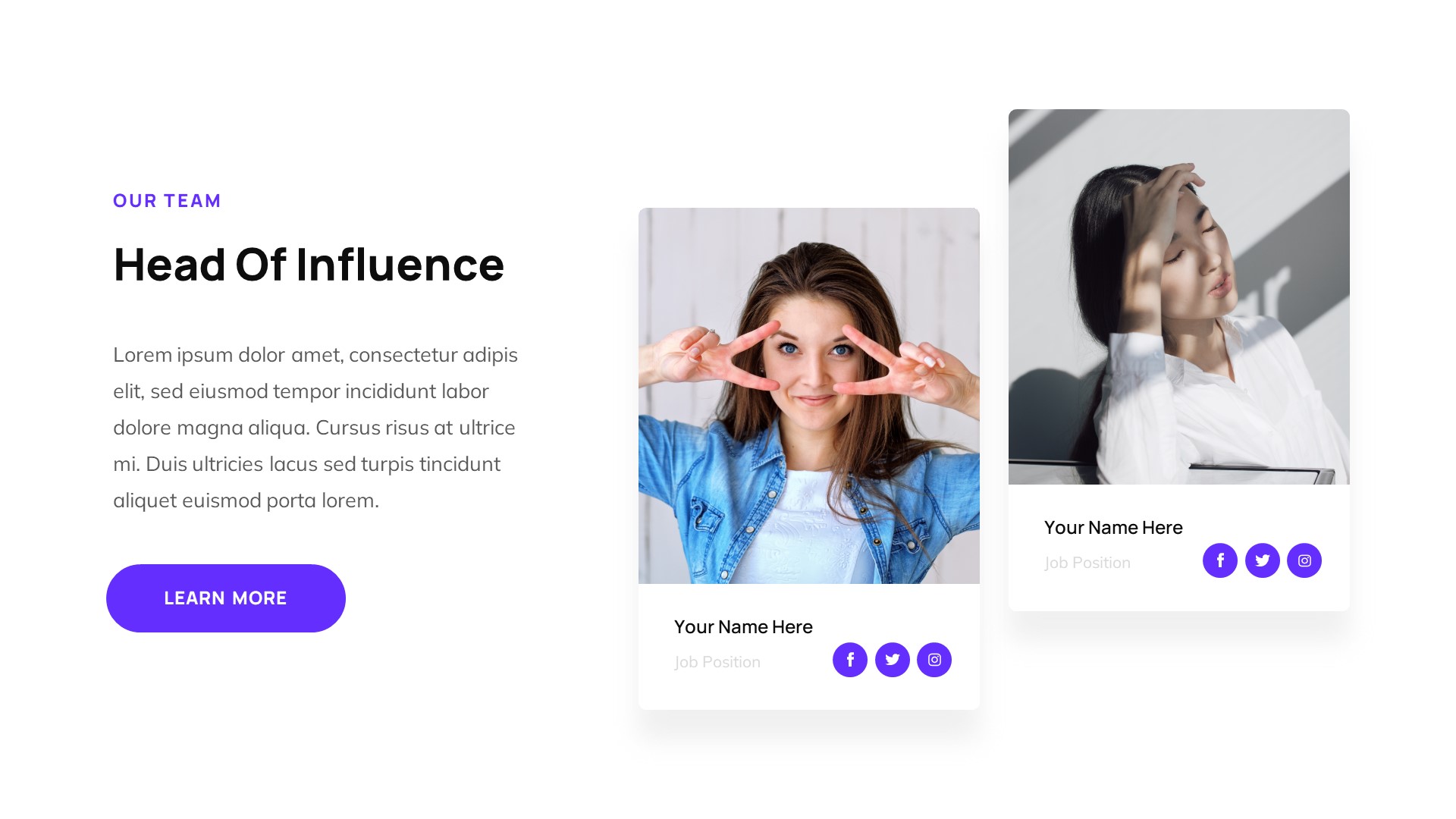 Influence - Influencer & Content Creator PowerPoint Template ...